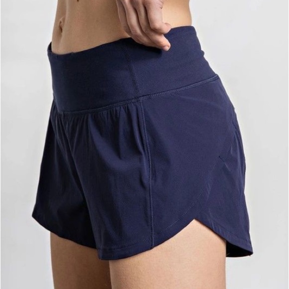 Shorts | Navy 2 In 1 Stretch Woven Active Shorts | Poshmark